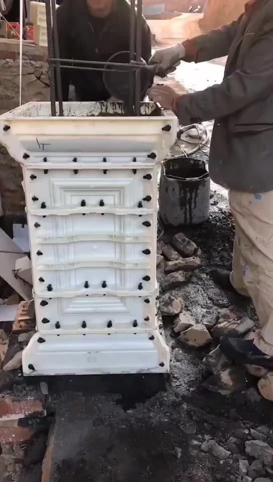 Exterior Concrete Decoration Roman Pillar Molds Round Column Mould For ...