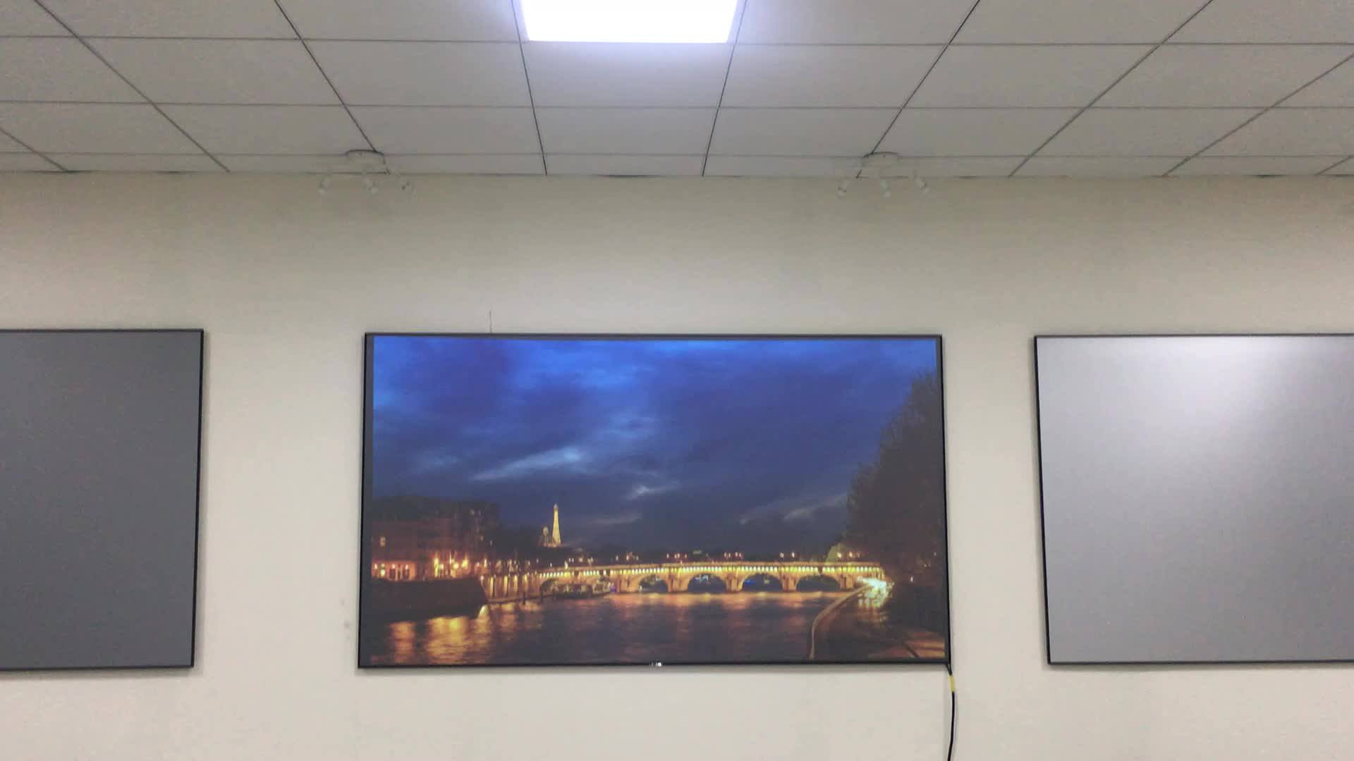 100 Inch T Prism Projector Screen Anti-light Projection Screen With 7mm ...