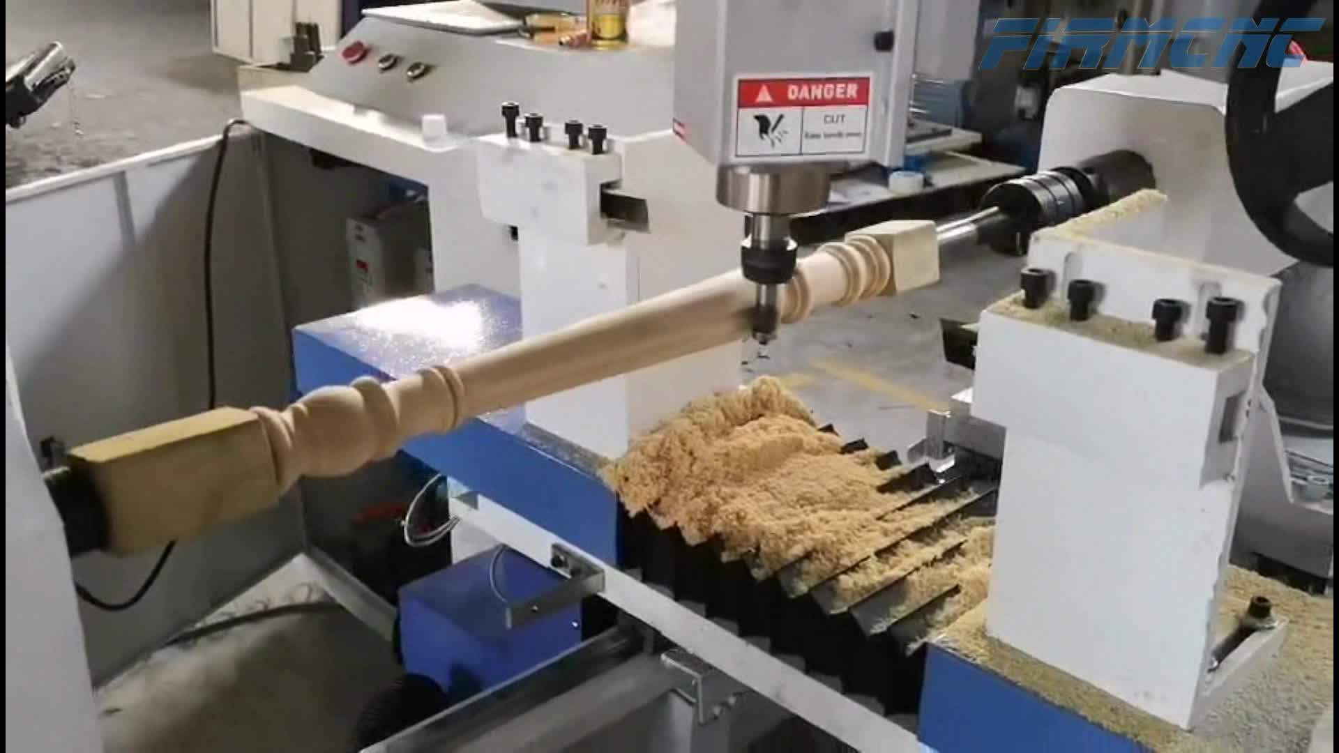 Torno Cnc De Madera 1530,Doble Cortador,300mm De Diámetro De Trabajo ...
