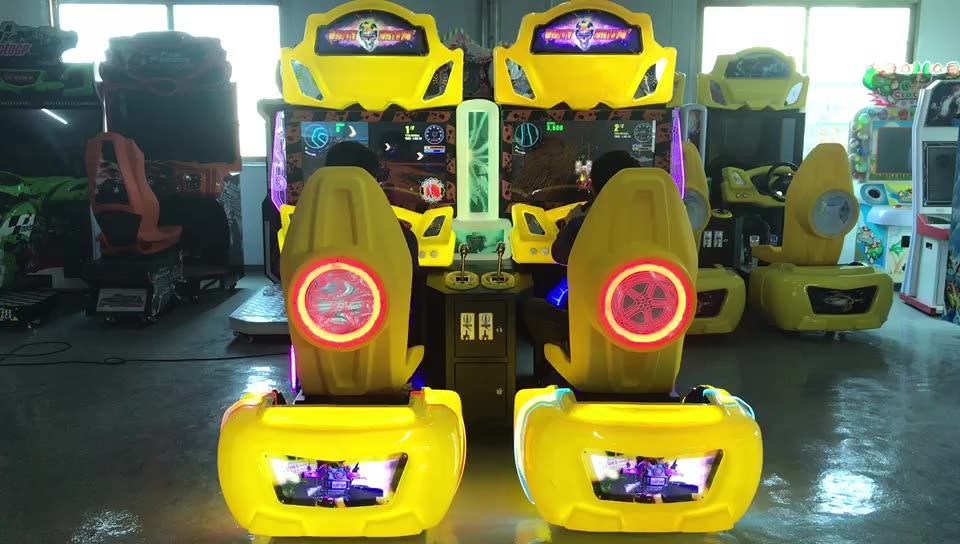32 Inch Lcd Two Player Outrun Racing Car Driving Simulator Coin ...