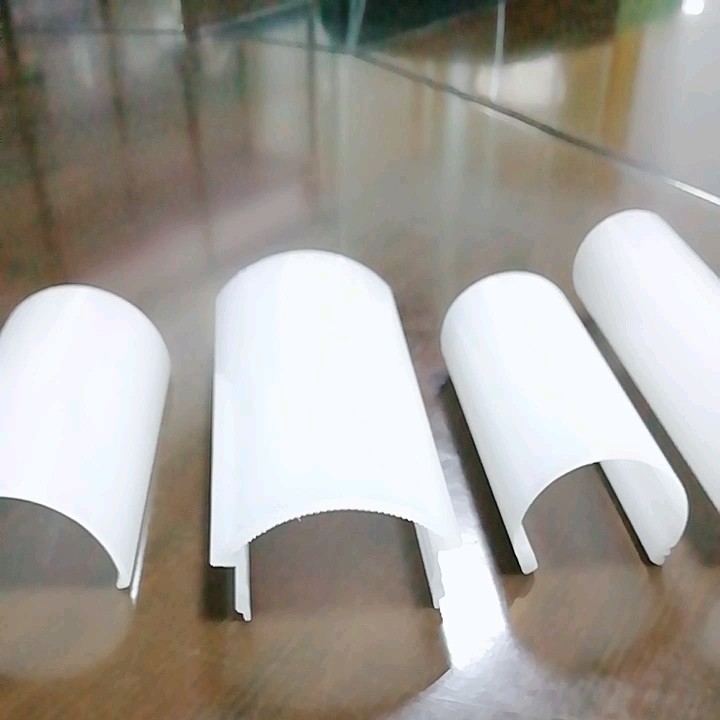 Plastic Extrusion Led Tube Lampshade,Extruded Pc Cover For Led Lamp ...