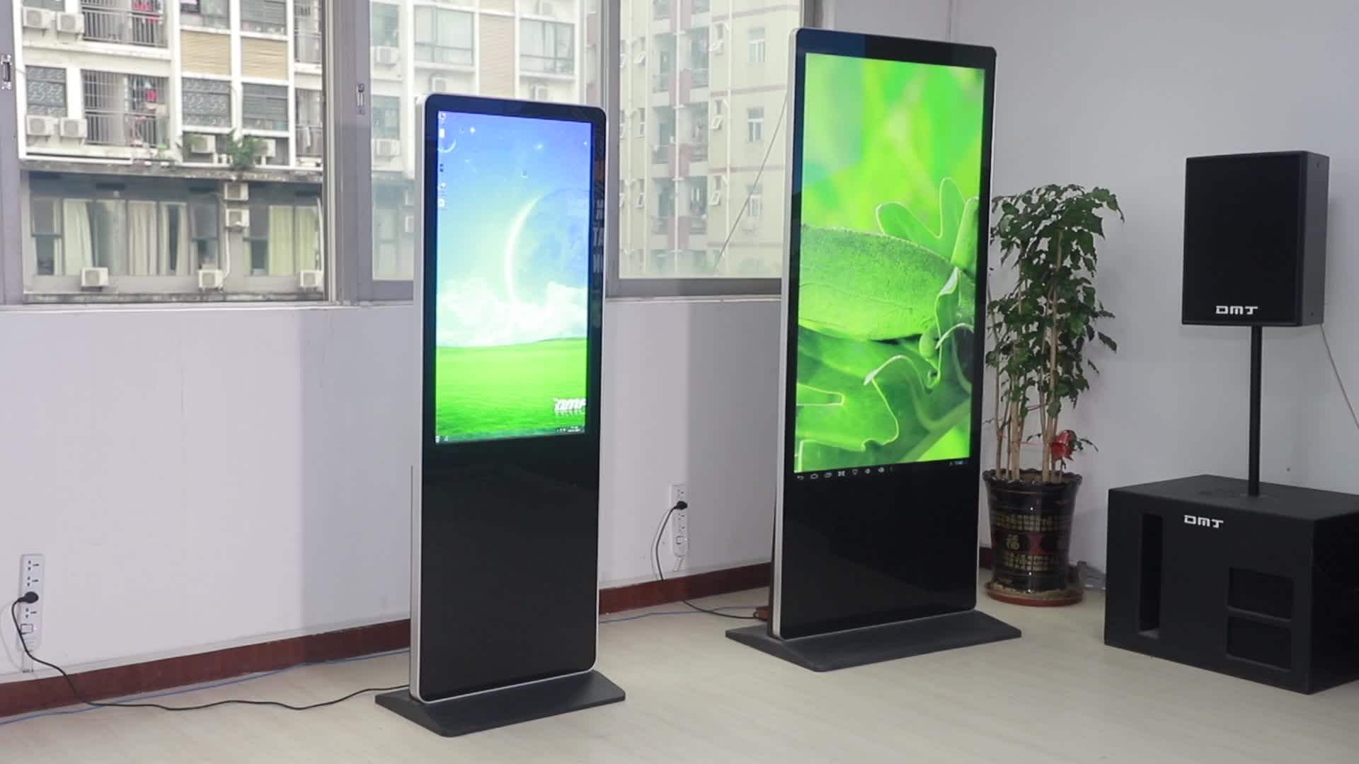 Fast Trading 49 55 Inch Floor Standing Lcd Signboard - Buy Floor Stand ...