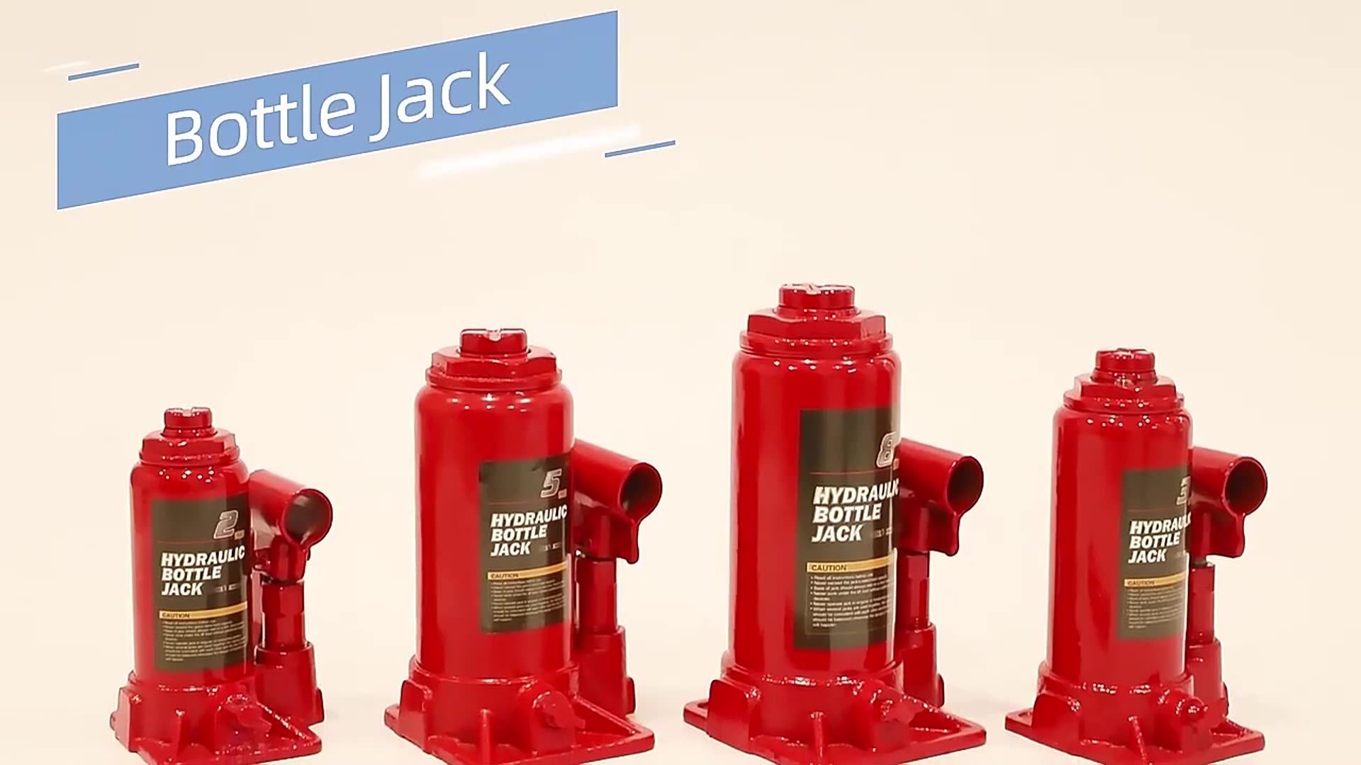 10 Ton Portable Heavy Duty Hydraulic Bottle Jack Automotive Car Jack ...