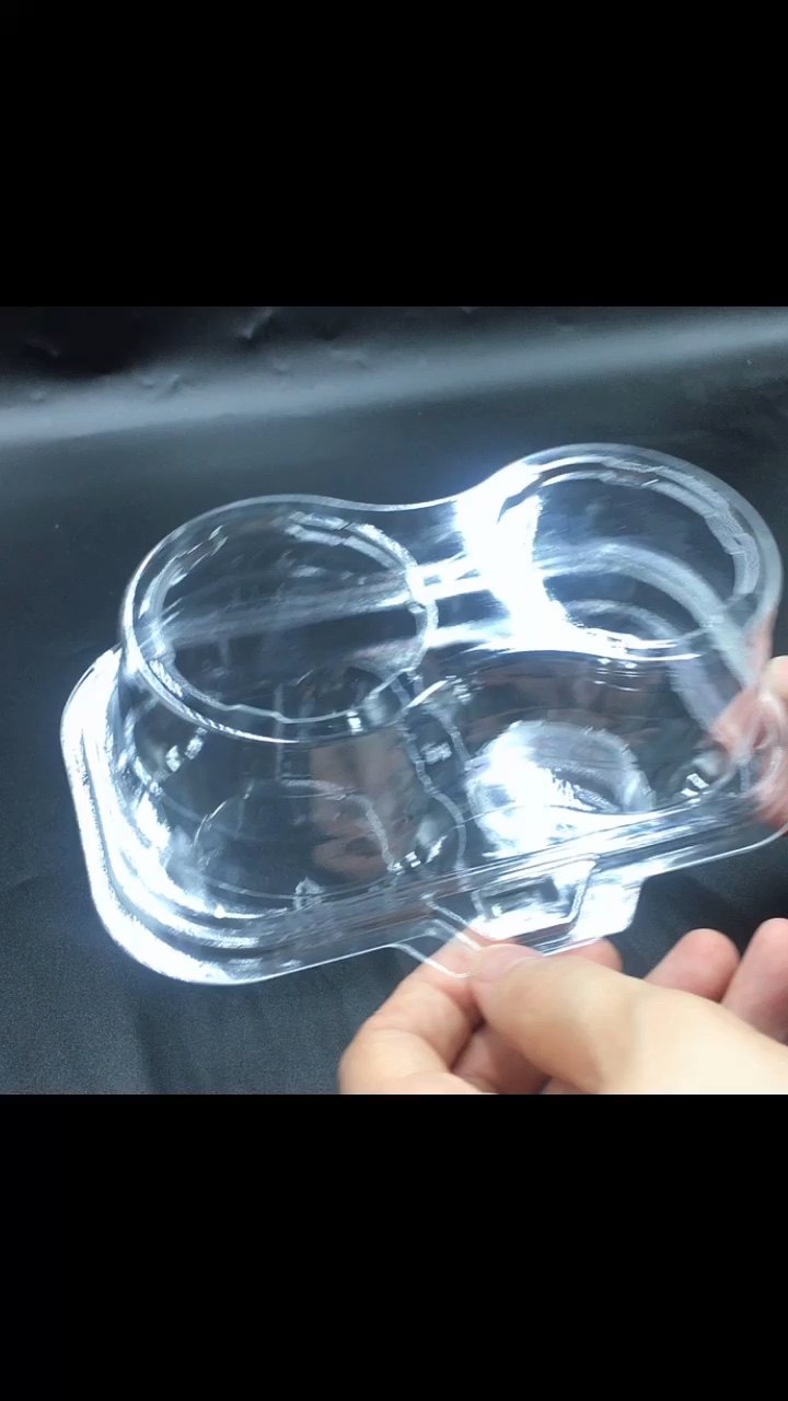 Disposable Clear Blister Food Packaging Container Cake Pastry Clamshell ...