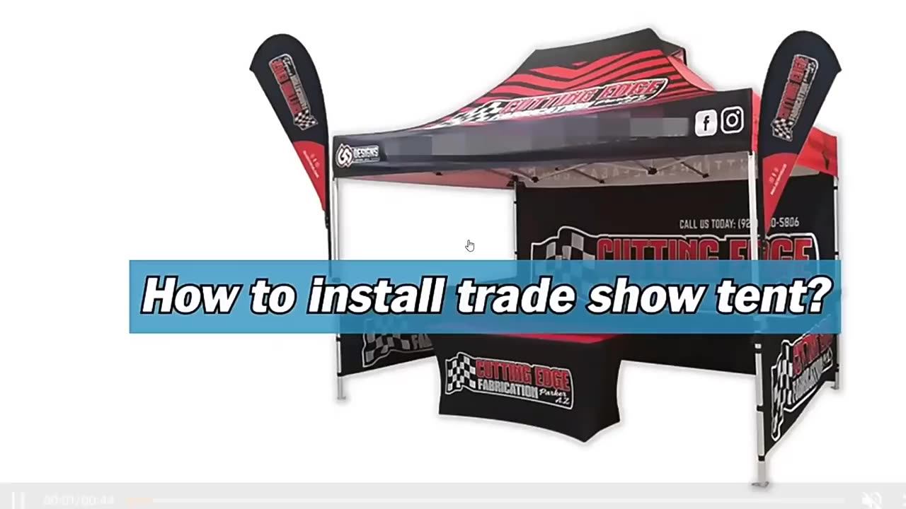 Custom Design Folding Tents Pop Up Canopy Tent Market Advertising ...