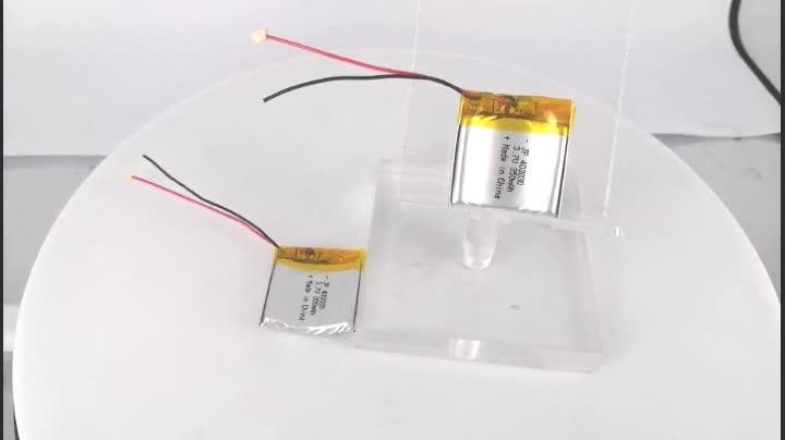 Flexible Lipo Curved Battery 3.7v 350mah 403030 Curves Shape ...