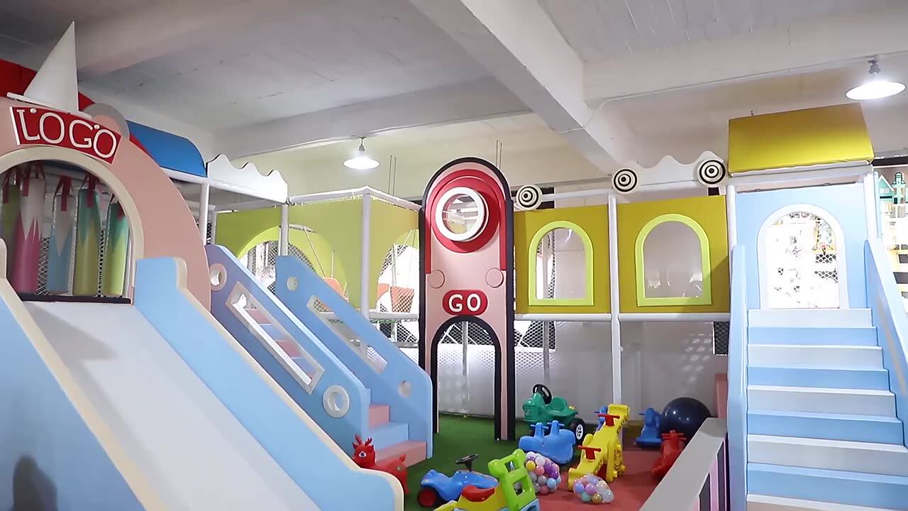 Castle-themed Indoor Playground Ball Pit Equipment Kids Soft Play ...