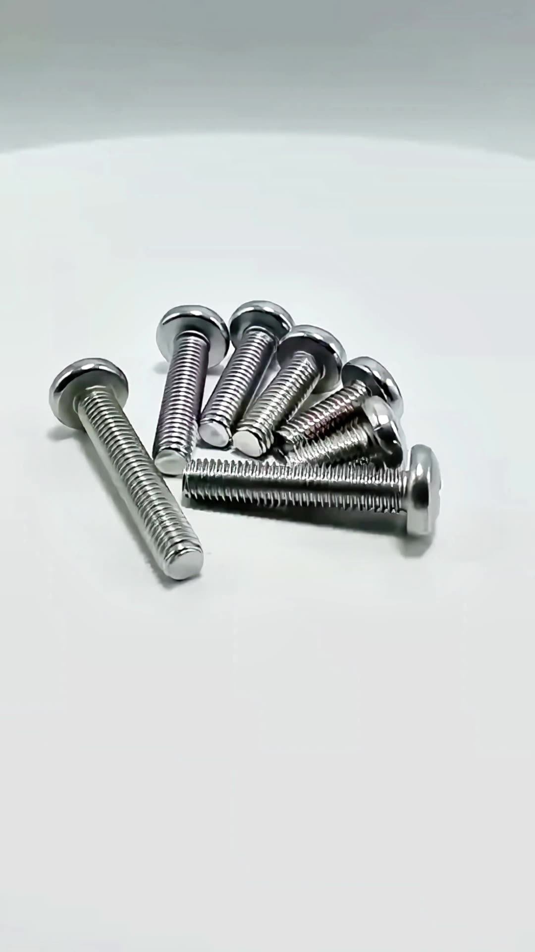 304不锈钢GB818十字槽盘头机螺钉半圆头螺栓螺丝M3M4M5M6M8M10-阿里巴巴