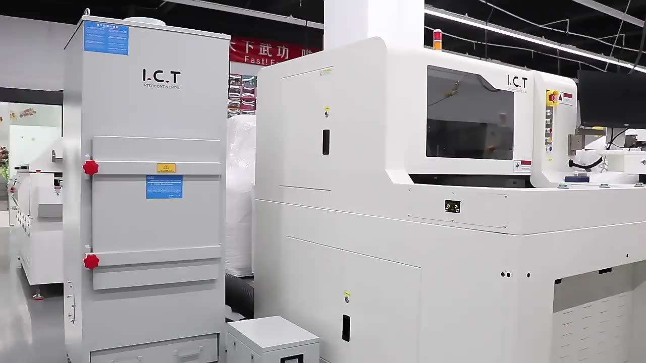 Ict50 Pcb Laser Cutting And Routing Machine Pcb Router Separator Vision ...