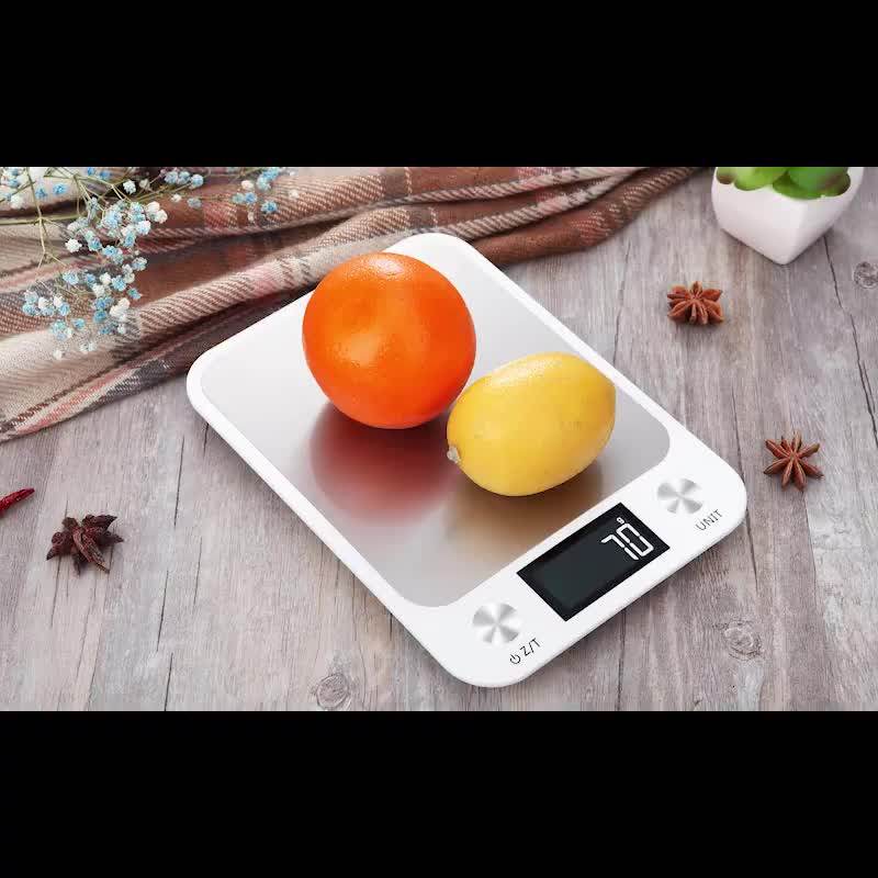 Ce Rohs 5kg Diet Weighing Food Nutrition Facts Display Kitchen Scale ...