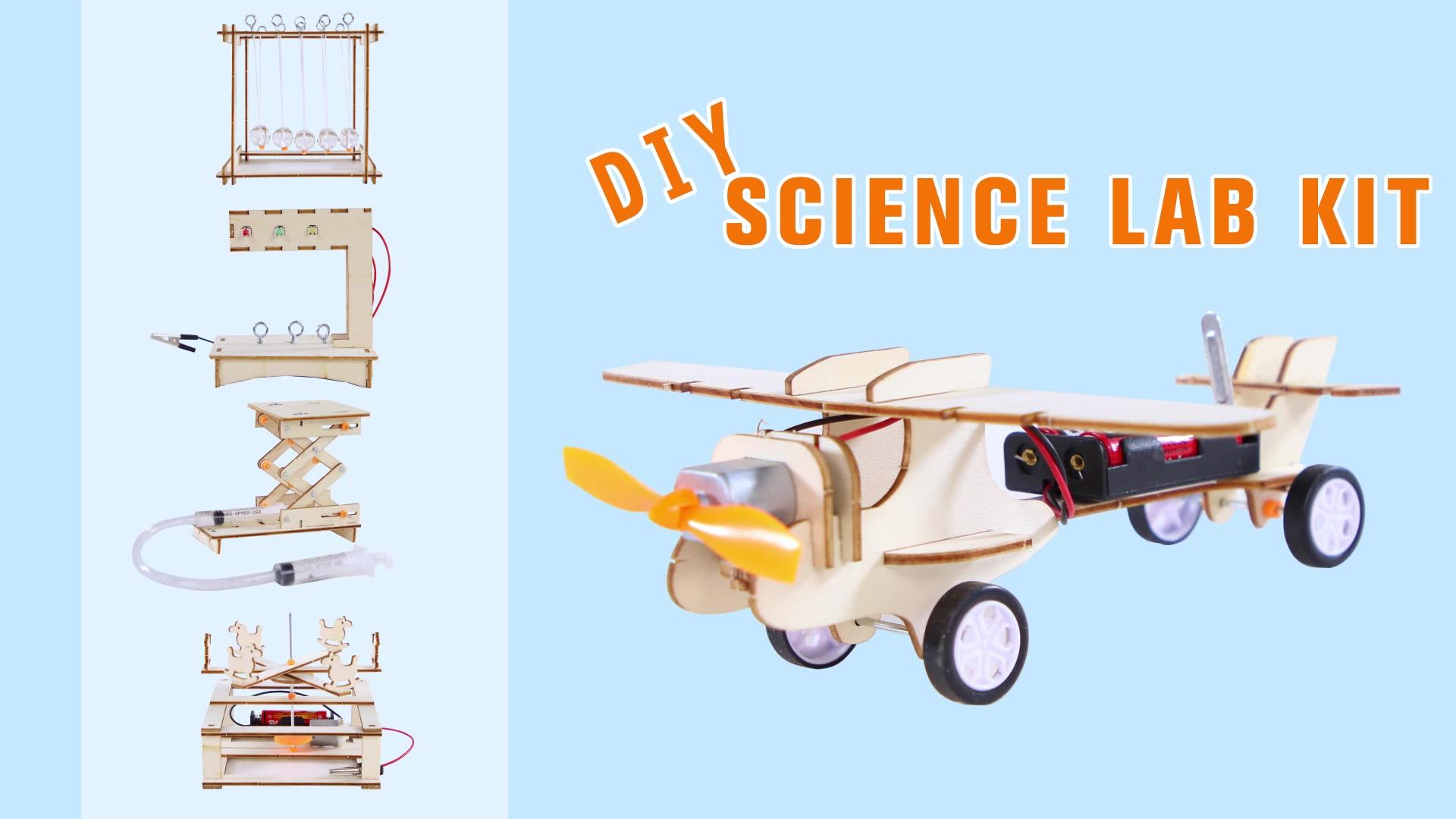 Diy Stem Kit Science 3d Wooden Engineering Model Toys Technologic ...