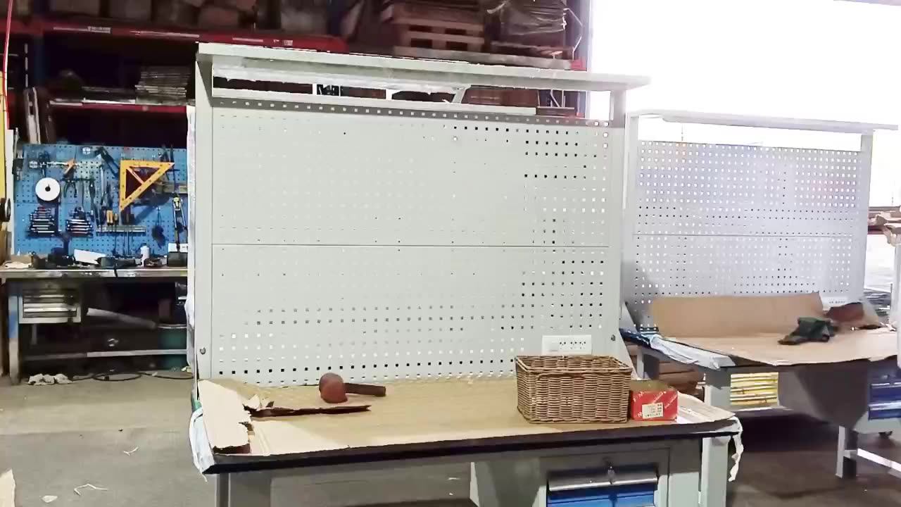 Custom Industrial Heavy Duty Worktable Workshop Stainless Steel ...