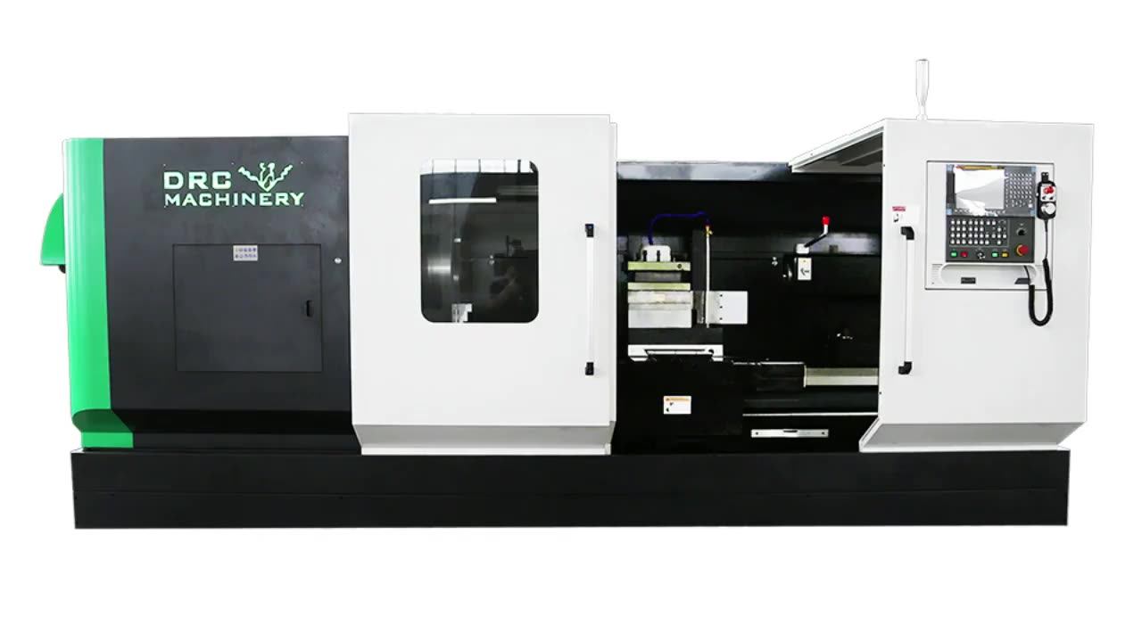 Heavy Duty Big Bore Metal Lathe Oil Country Pipe Lathe Screw-cutting ...