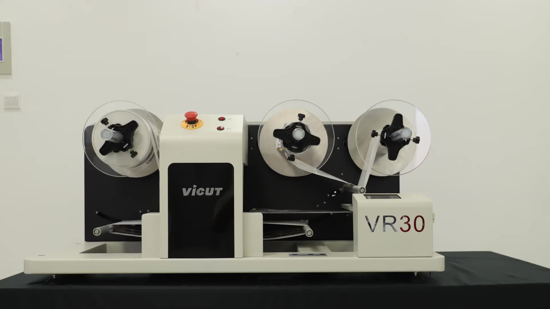 Vicut Roll Label Cutter Rotary Die Cutting Machine Label Die Cutting ...