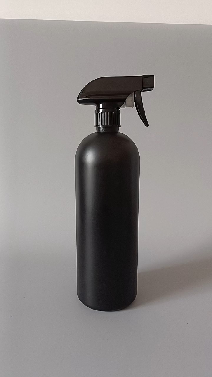 16oz 500ml Hdpe Plastic Matt Black Glass Cleaner Ceramic Spray Wax ...