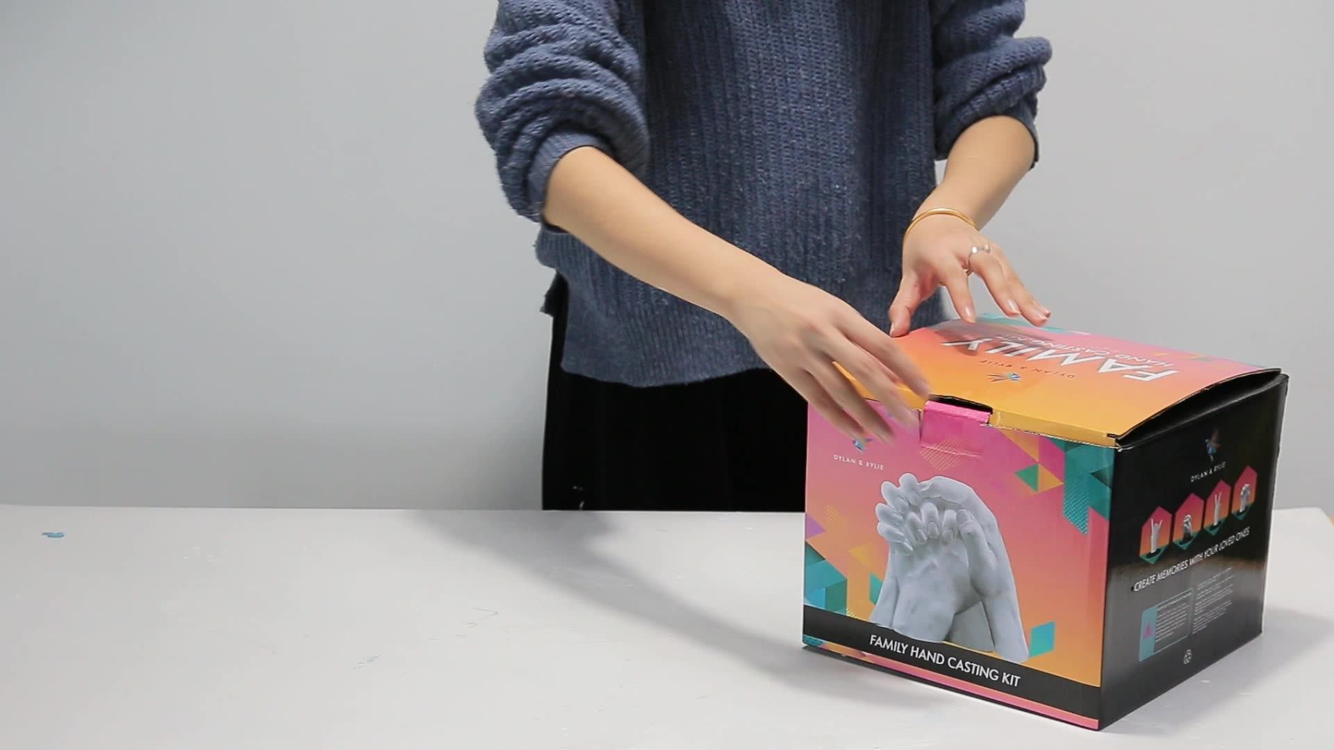 3d Plaster Handprints And Footprints Alginate Impression Powder ...