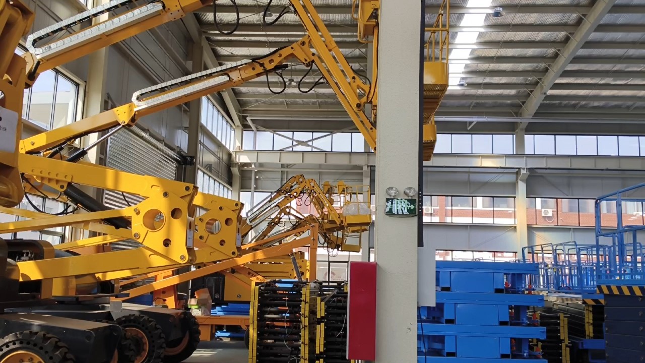 20m Self-propelled Curved Arm Lifting Platform Customizable Curved Arm ...