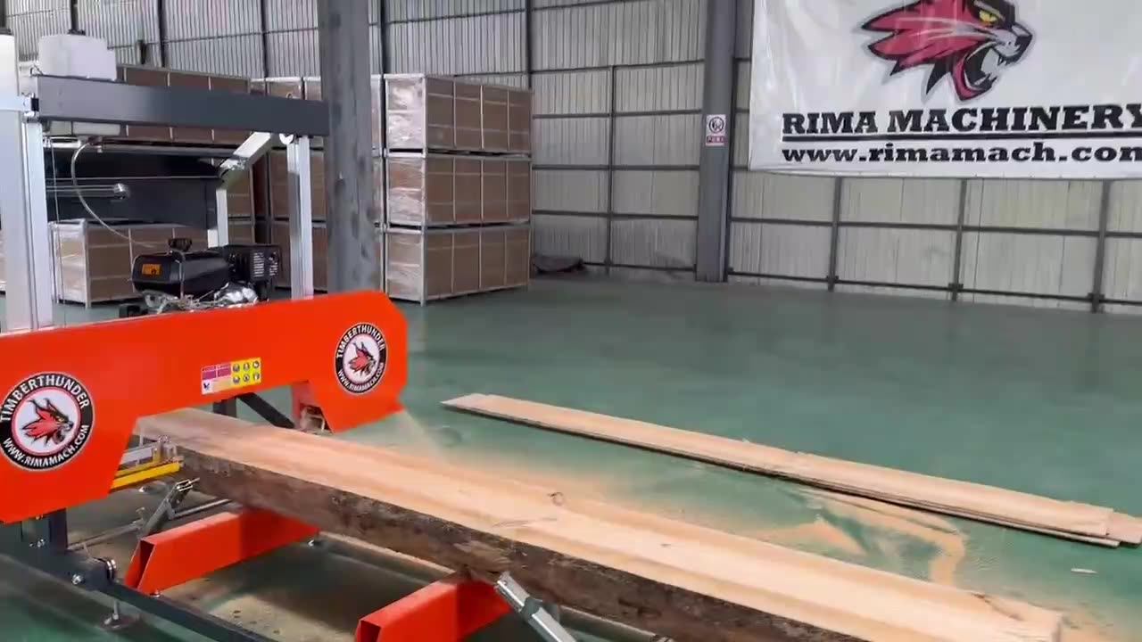 Rima Machinery Log Portable Horizontal Sawmill Band Sawmilleforestry Machine Sawmill Portable ...