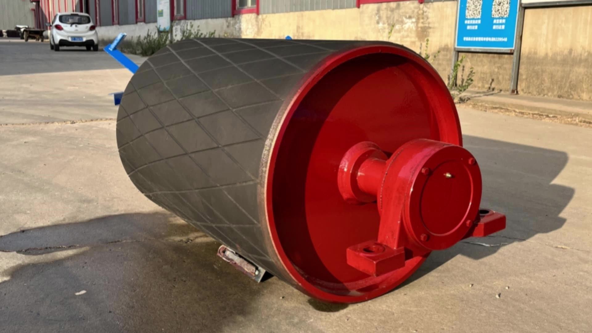 Separator Head Pulley At Conveyor Disarge Point Belt Tail Wing Drive ...