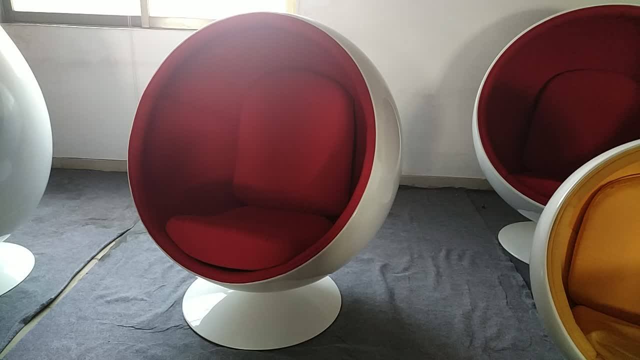 Modern Design Fiberglass Ball Chair Swivel Egg Pod Chair - Buy Ball ...