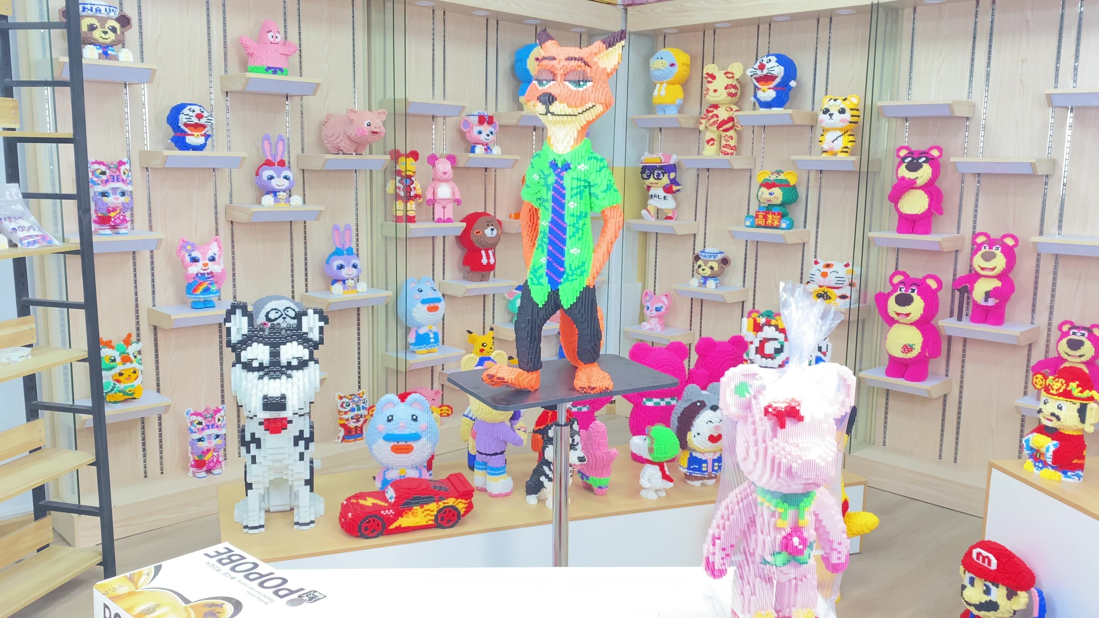 Super Mario Miniature Small Particle Building Blocks Children's High ...