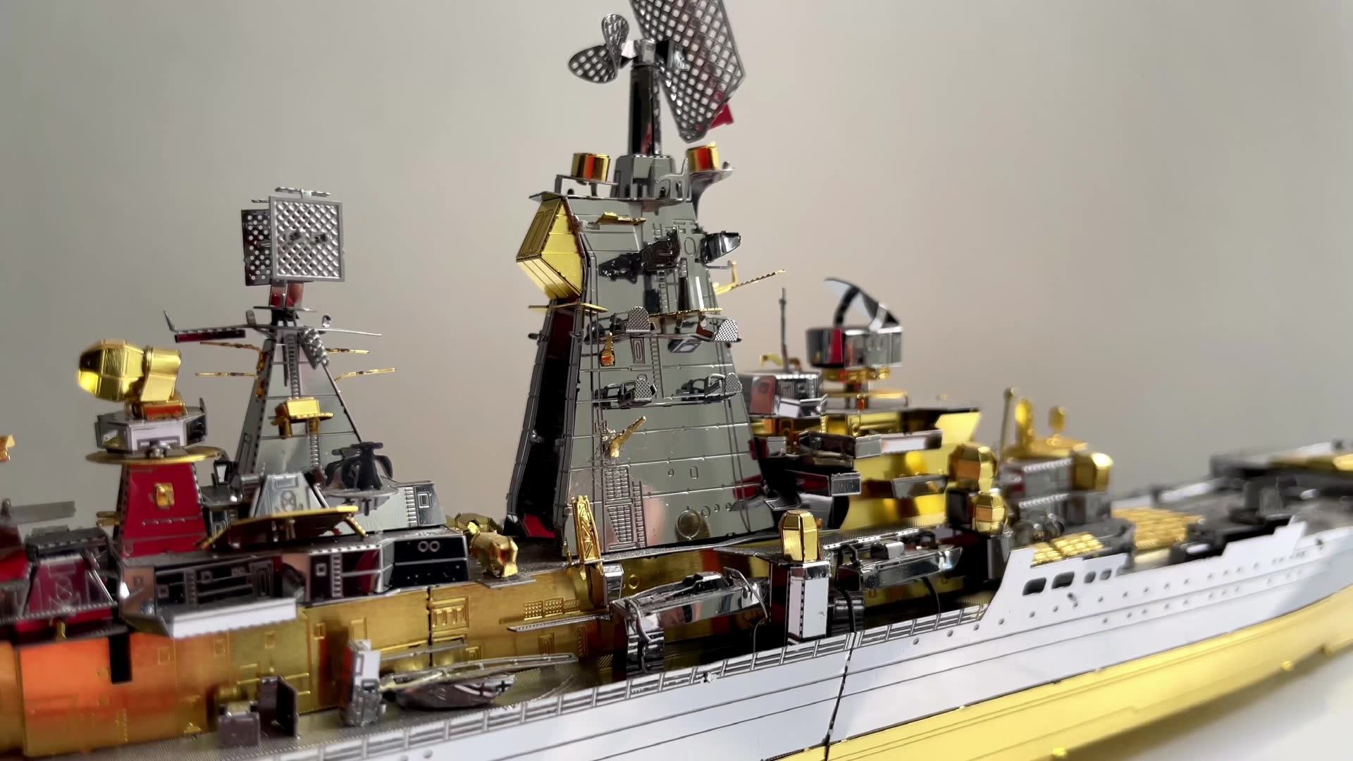 Piececool 270 Pcs Russian Battlecruiser Pyotr Velikiy Battleship Model ...