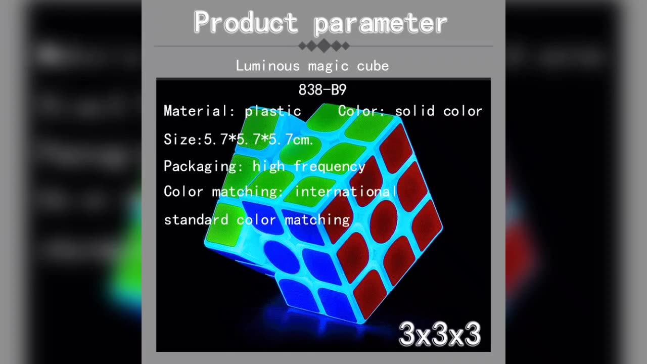 Magic Star Plastic Rubic Cube Newest Quality Full Of Details Folding ...