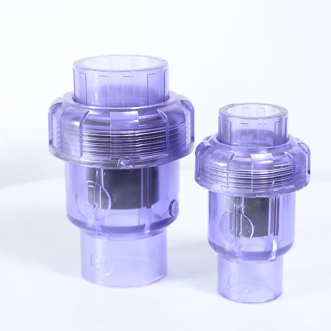 Din Single Union Check Valve Pvc Ball Check Valve For Water Supply Upvc ...