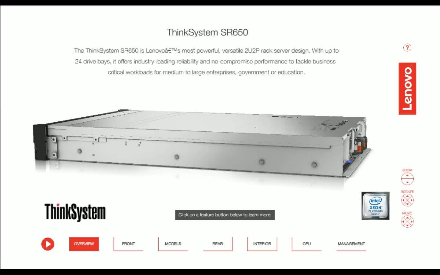 Brand New Thinksystem Sr650,Scalable Processor In Tel Xeon Silver 4108 ...
