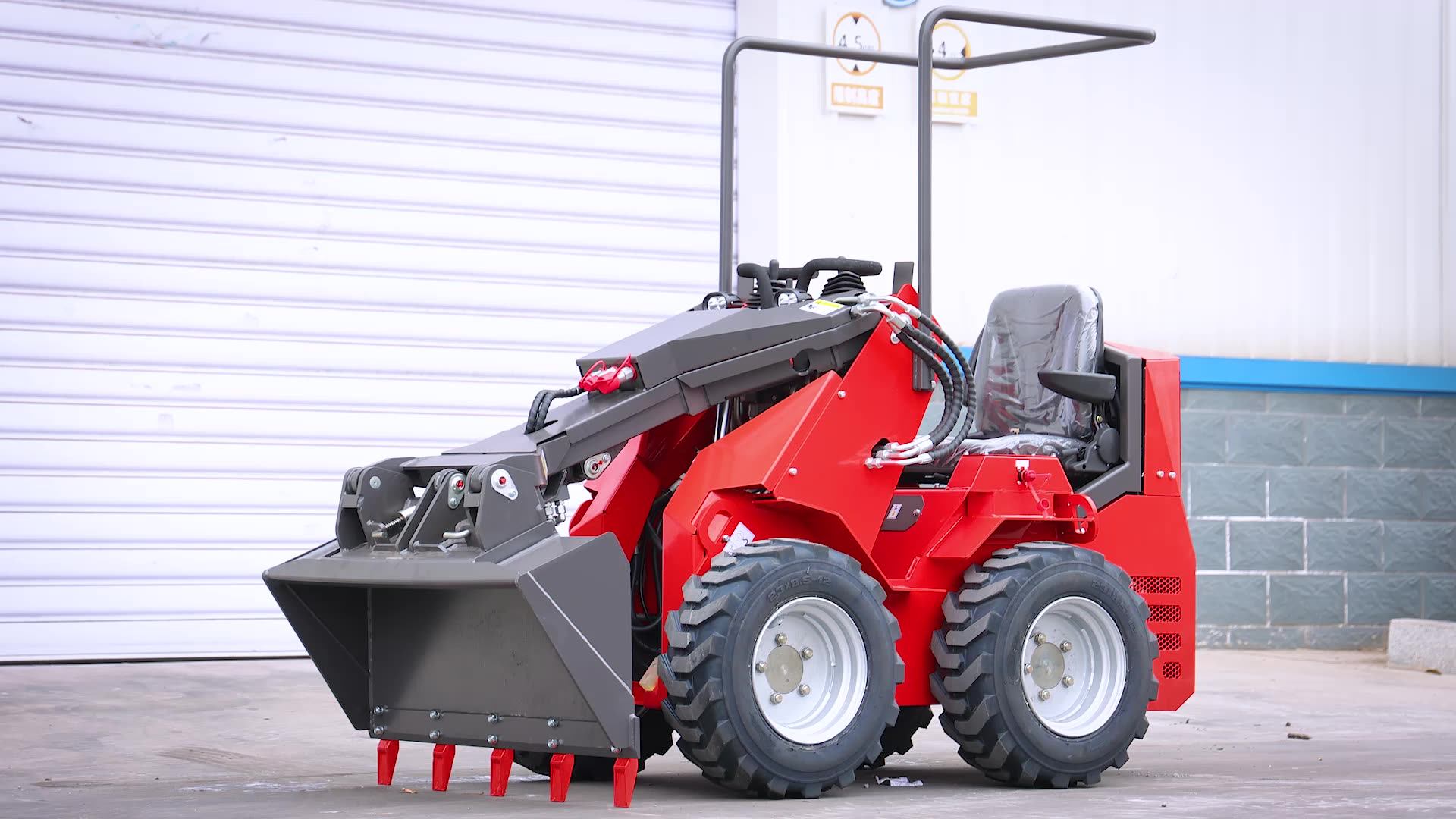 Hy360z Mini Skid Loader Steering Mount Type Hydraulic Skid Steer Front ...