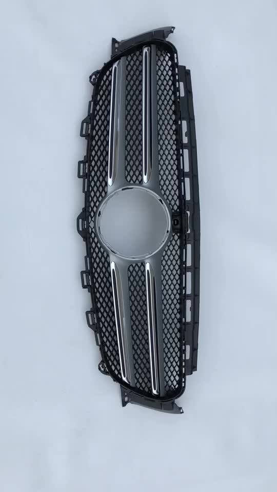 Auto Body Parts Front Radiator Chrome Grid Grill Grille For Mercedes ...