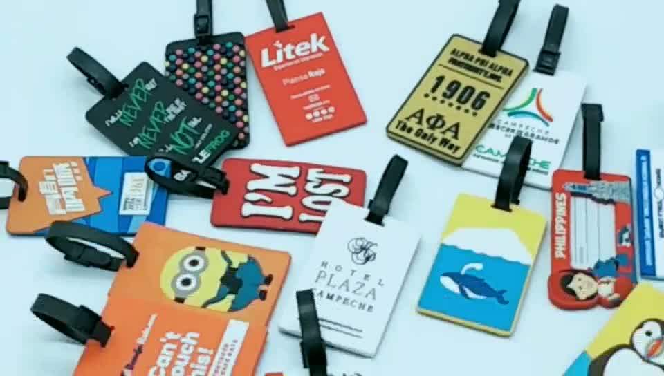 New Arrival Custom Embossed Logo Safety Travel Airline Soft Pvc 2d/3d ...