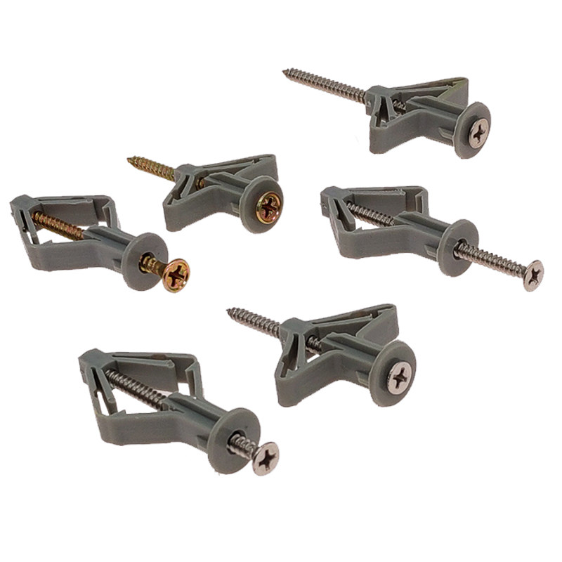 [USD 6.39] Hollow wall gypsum board butterfly expansion pipe screw ...