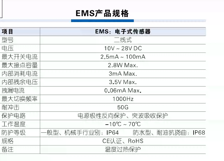亚德客AIRTAC磁性开关DMSG/DMSH/DMSJ/DMSE-NPN/N020/N030/N050-W