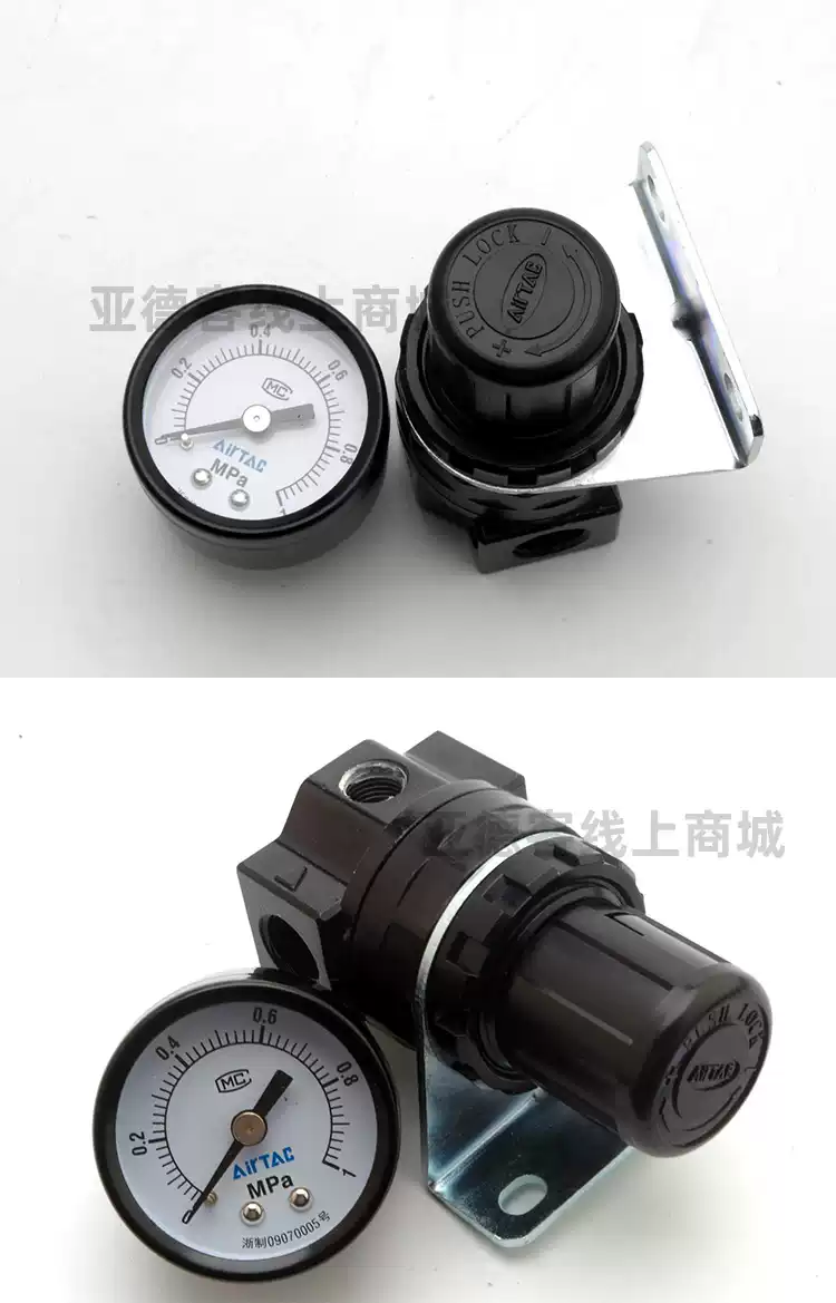 亚德客调压阀SDR200061/200081/100061/100M51 SR20006/20008N JN