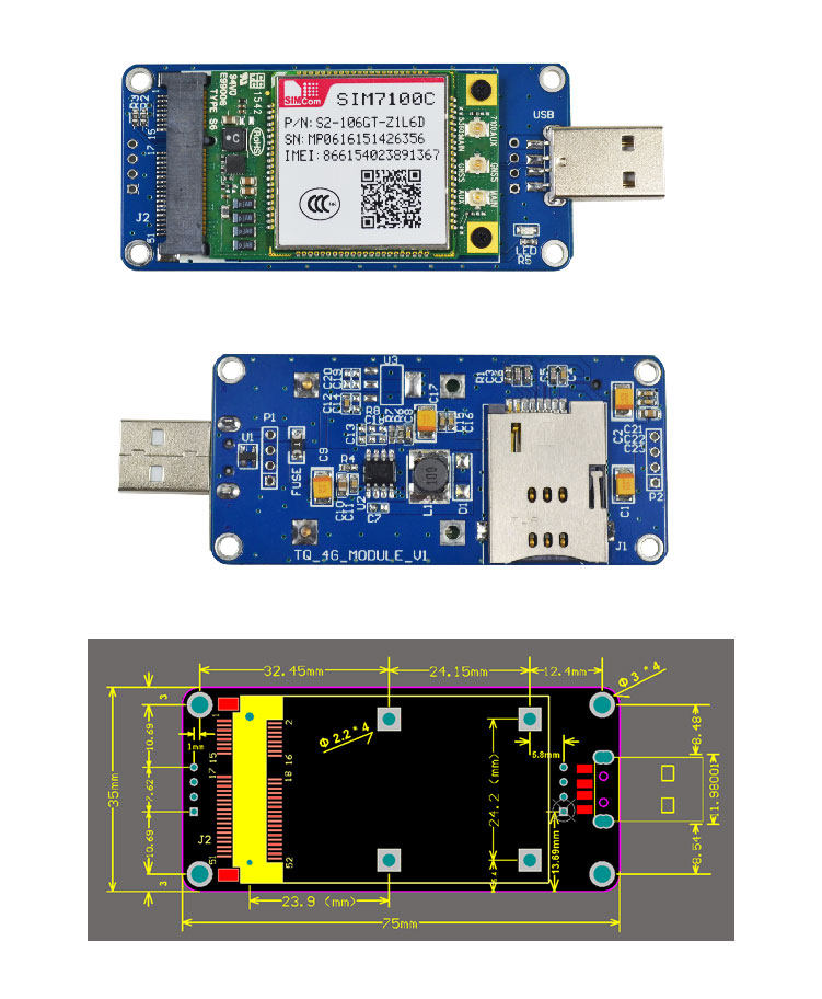 USB 4G模块-3G、4G-Provide professional ARM embedded mainboard and ...