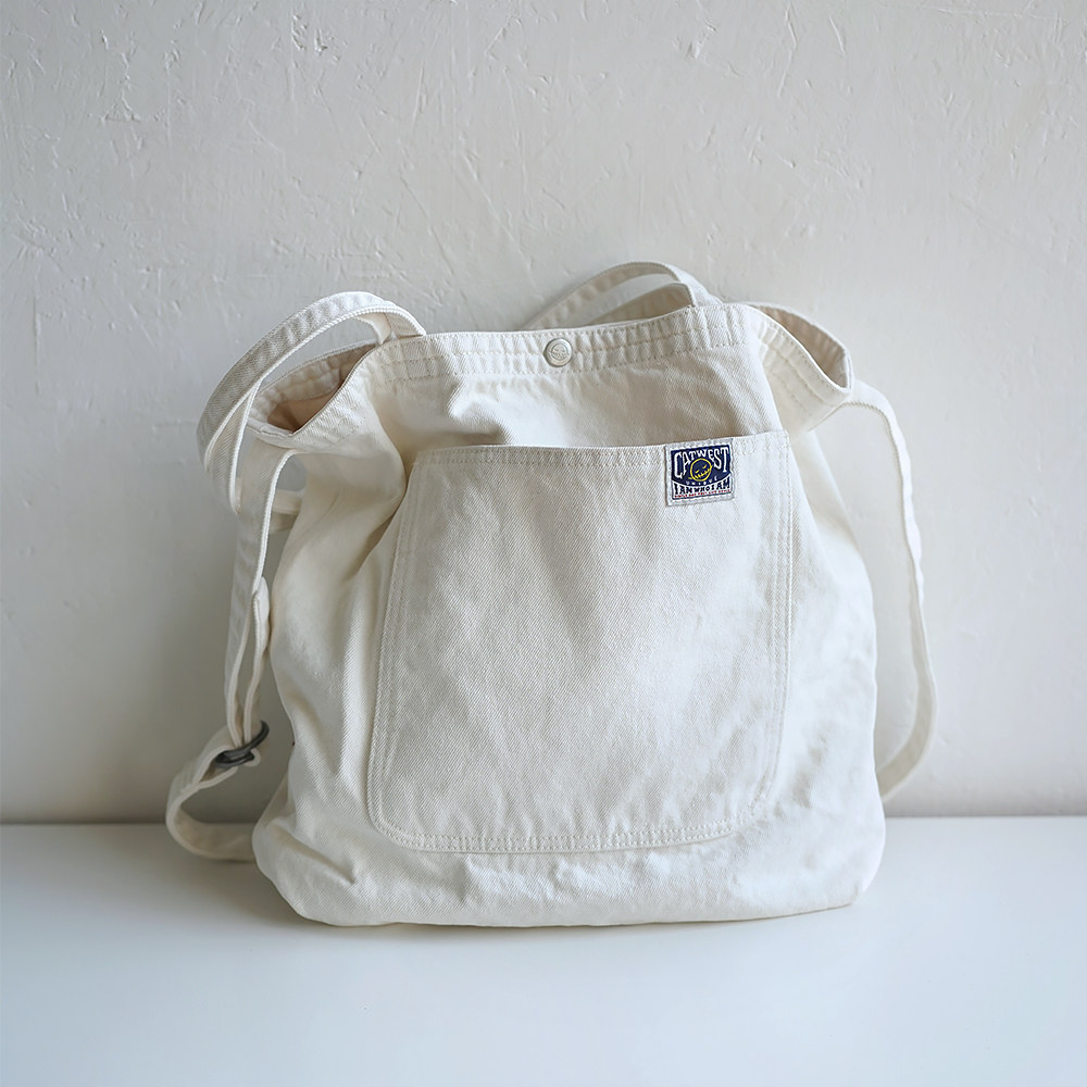 Cat West CATWEST Original Retro White Messenger Bag Female Canvas ...