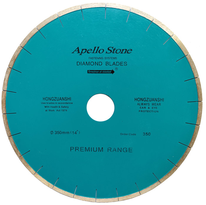 350mm14 inch marble cloud stone saw blade Kong stone artificial quartz ...