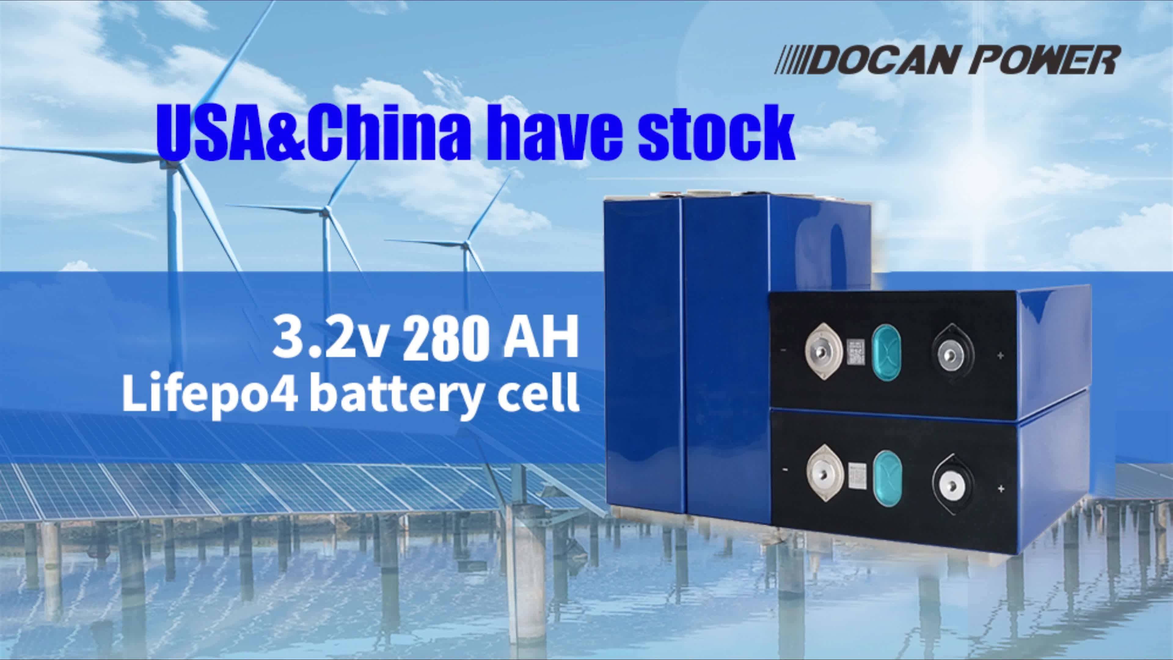 Docan Calb Lifepo4 Prismatic Cells Eva Lf280k 6000 Times Grade A Brand ...