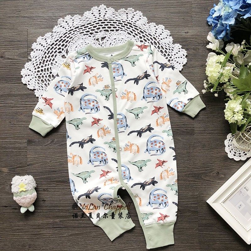 Foreign trade original order newborn baby cotton one-piece Harbin ...