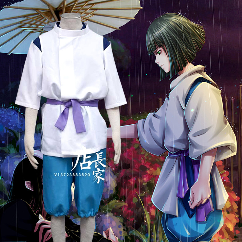 [USD 51.07] Miyazaki Ryu Anime Children's COSPLAY Costume Chihiro cos ...