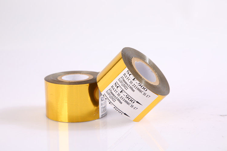 进口SCF-900金色打码机色带实测🔥热转印界的“黄金甲”，你值得拥有！_色带_淘宝数码网