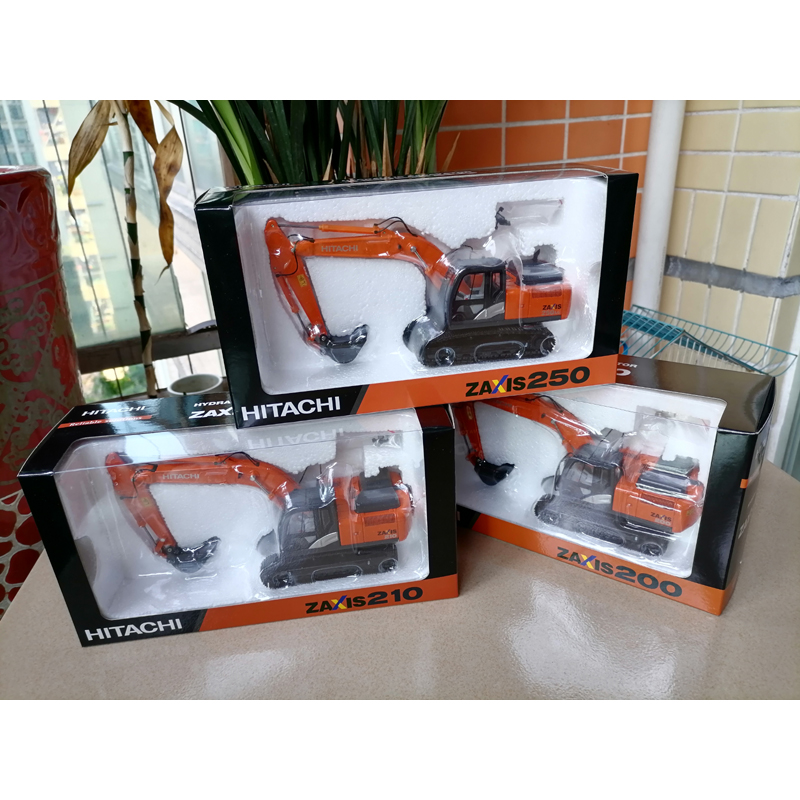 HITACHI ZAXIS ZX200-5A 日立精致版ZH合金250挖掘机210模型 1:50-阿里巴巴