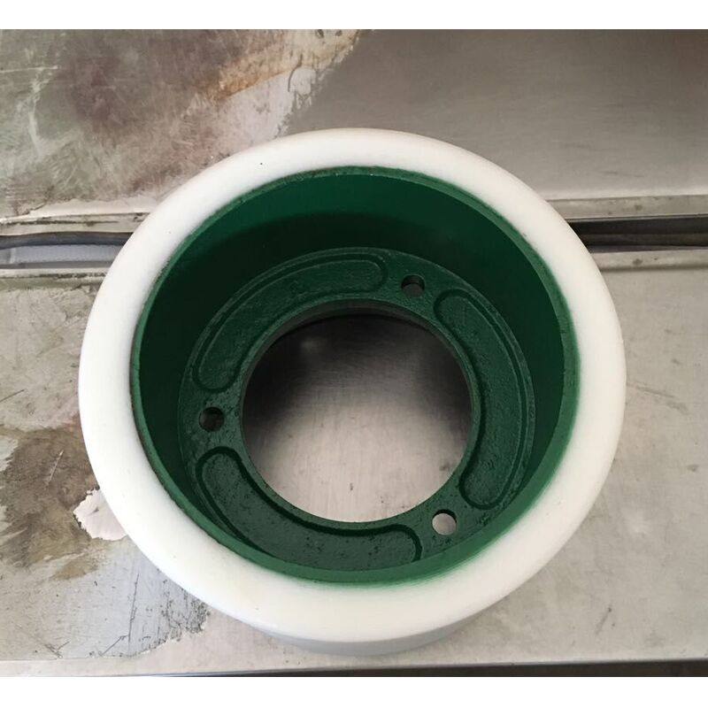 Oriental watch 6 inch 152*224 white polyurethane huller rubber roller ...