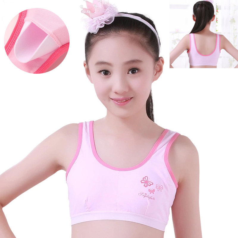 Girls underwear small vest development period 9-12-13-15 years old ...