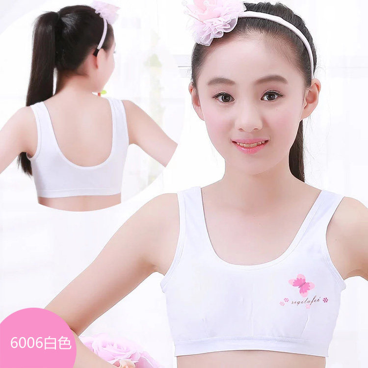 Girls underwear small vest development period 9-12-13-15 years old ...
