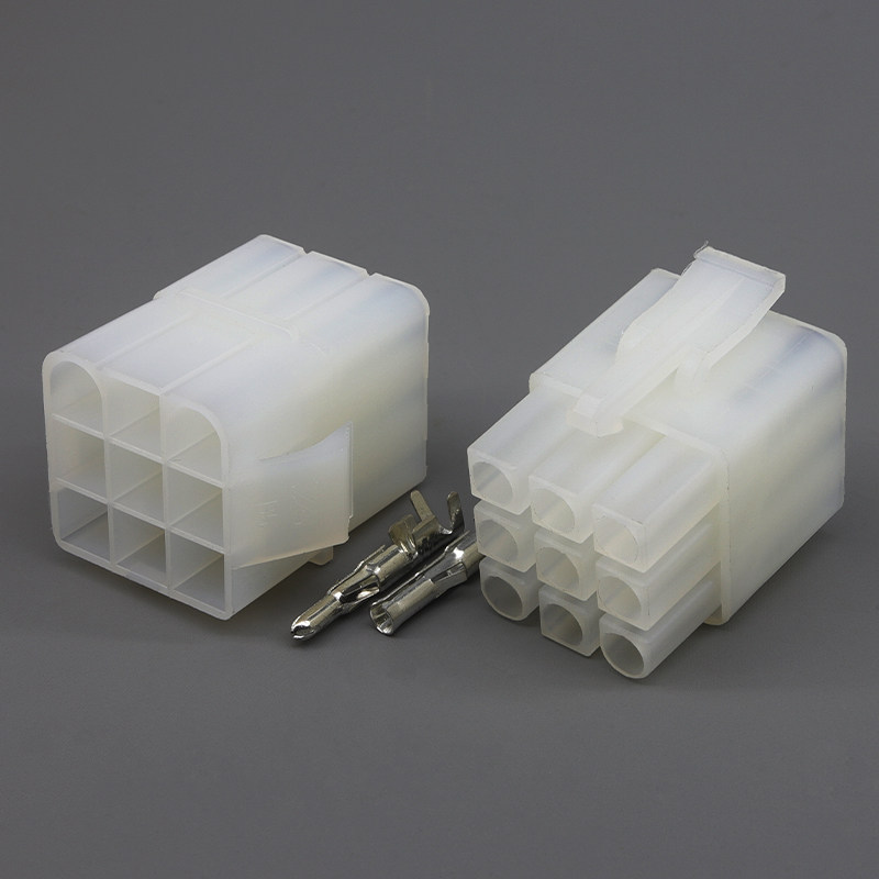 L6.2电线连接器接插件9P接线端子9孔插簧6278塑壳大田宫公母接头