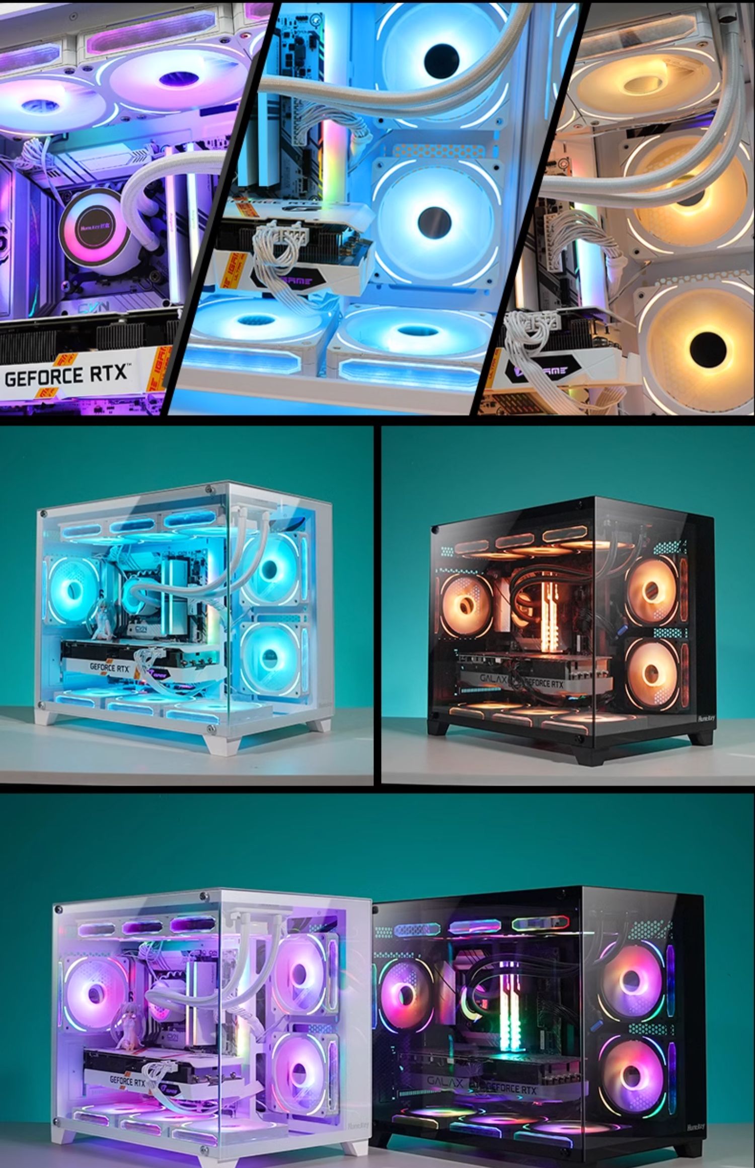 航嘉 S960暴风雪 X 全景海景房机箱 无立柱钢化侧透支持360水冷新款促销_甘肃锦鑫授权装机二号店-ZOL