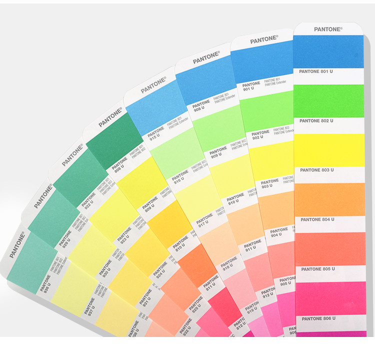 新版PANTONE彩潘通正版國際標準色卡粉彩色霓虹色9字頭GG1504A
