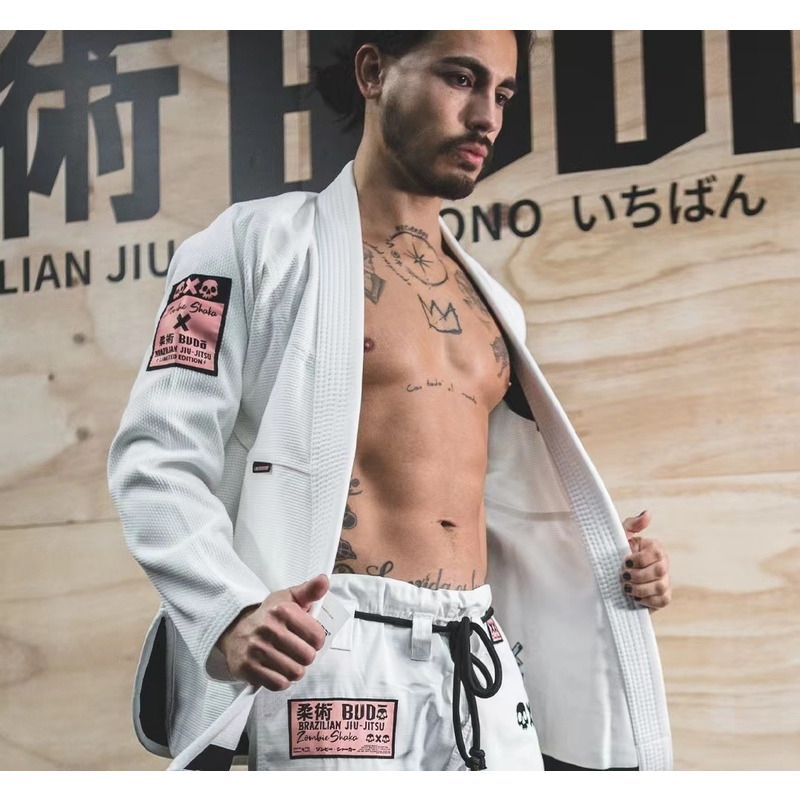 Budo Zombie Shaka Gi 限量版白色：巴西柔术界的“僵尸王”来袭！穿上它秒变格斗王者！-柔道服-淘宝好物网